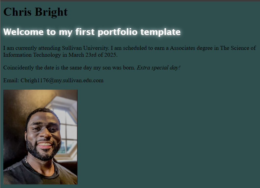 Chris Bright | Professional Portfolio